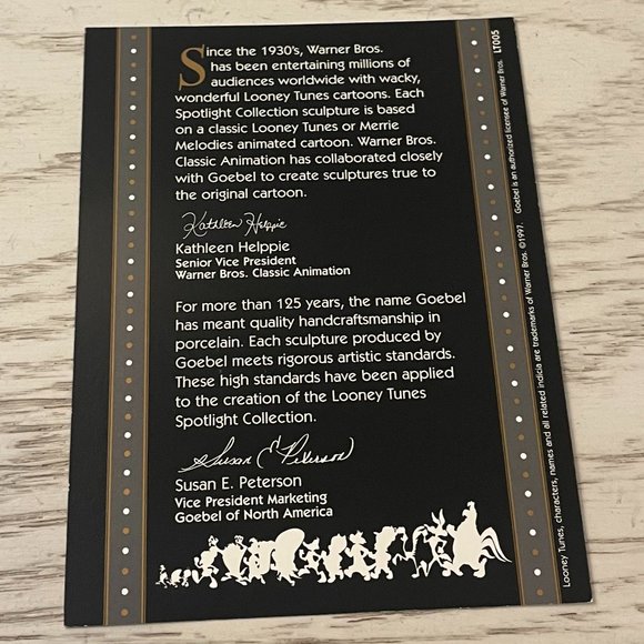 Goebel | Other | Vtg Looney Tunes 997 Mine Mine Mine Daffy Duck ...